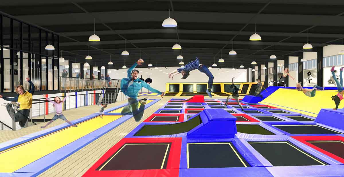 Le plus grand trampoline park de l'ouest - Nantes - Accueil - Trampoline 44