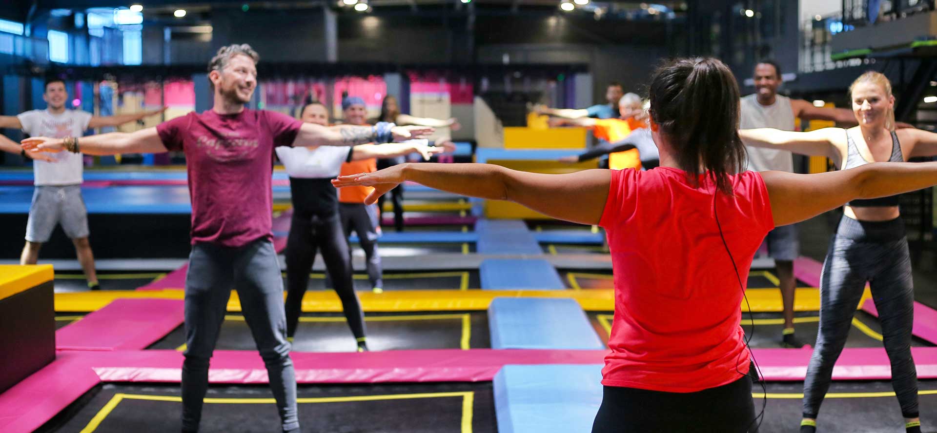Cours de TrampOFit au trampoline park - Trampoline 44